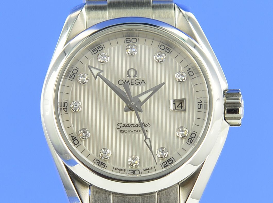 Omega Seamaster Aqua Terra 150M Quarz Lady Diamond - 23110306155001