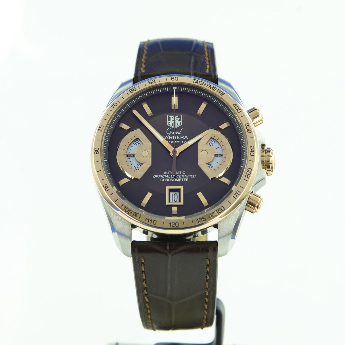 TAG Heuer Grand Carrera Calibre 17 Rosé Gold CAV515C - CAV515C